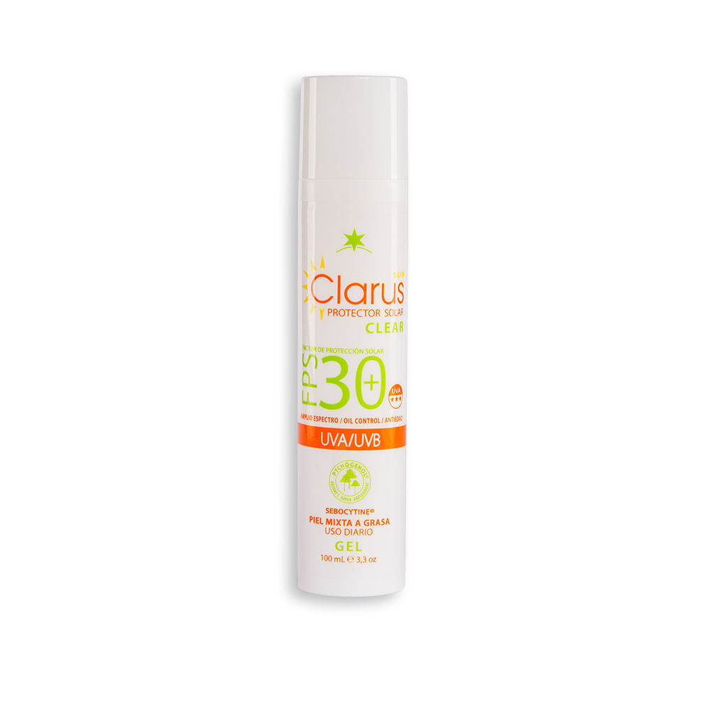 CLARUS PROTECTOR SOLAR CLEAR GEL FPS 30 I DERMATOLÓGICA